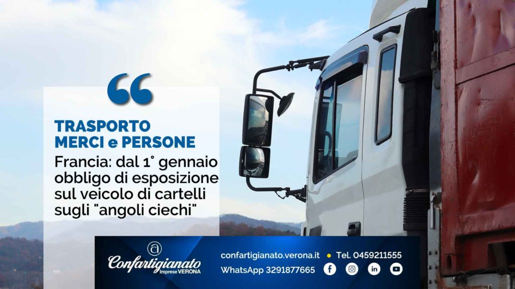 TRASPORTO MERCI e PERSONE – Francia: dal 1° gennaio obbligo di ...
