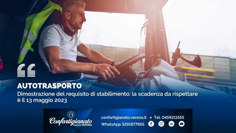 AUTOTRASPORTO – Dimostrazione del requisito di stabilimento: la ...